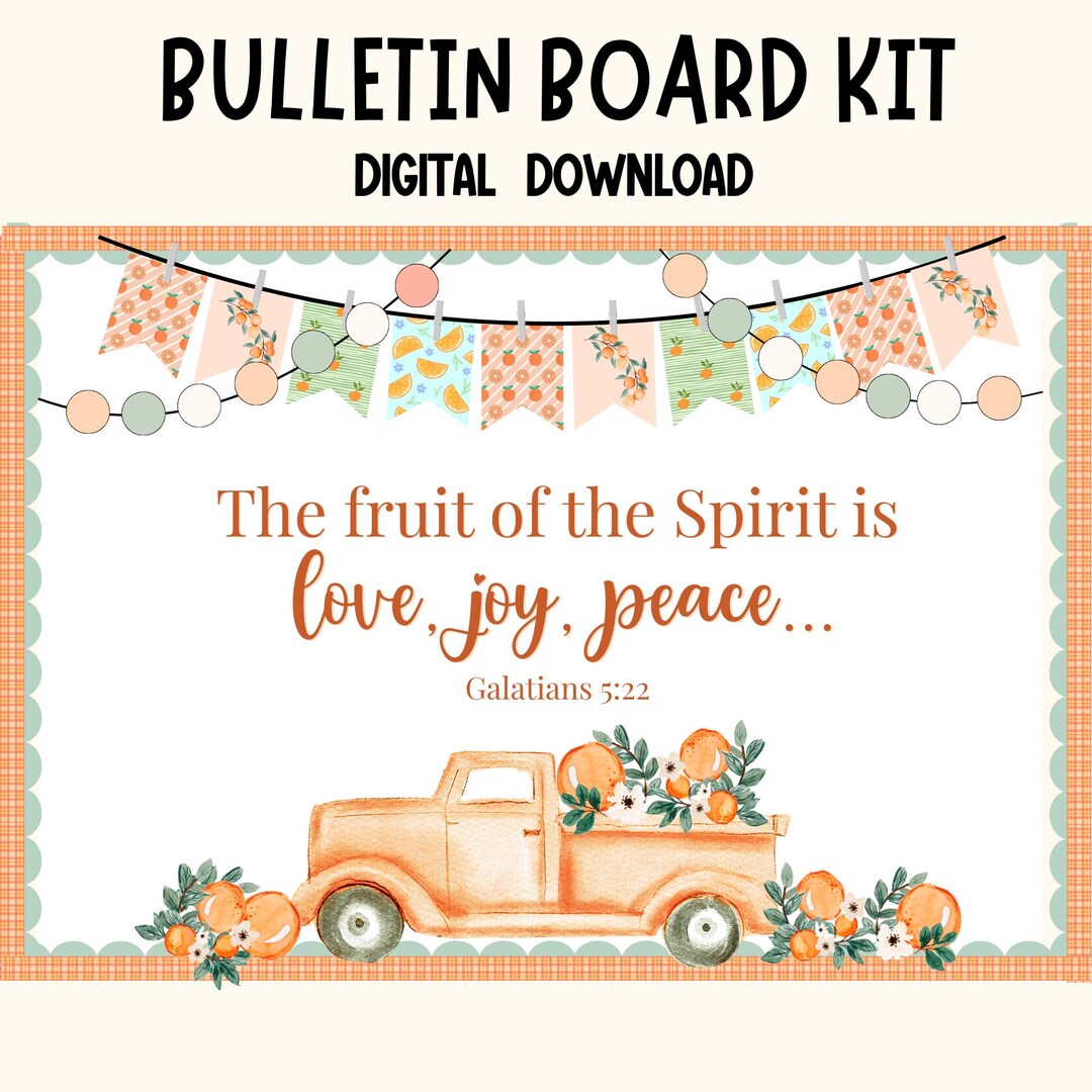Summer Bulletin Board Kit | Christian Bible Verse Classroom Decor ...