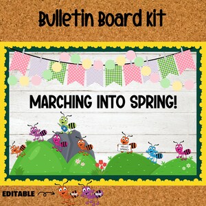 Marching Into Springmarch Bulletin Board You Are so Sweet to Be in My ...