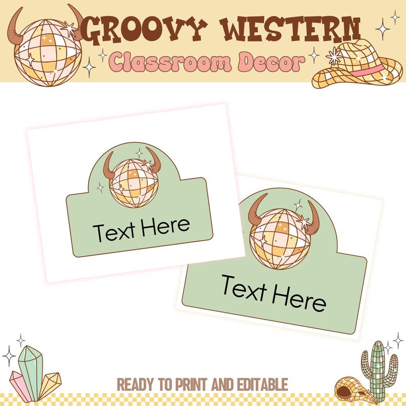 Groovy Western Birthday Bulletin Board Kit: Retro Classroom Decor ...
