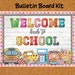 Back to School Bulletin Board Kit Boho Rainbow Classroom Decor ...