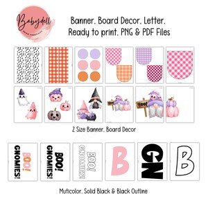 Halloween Bulletin Board Classroom Door Decor Printable Pink Theme ...