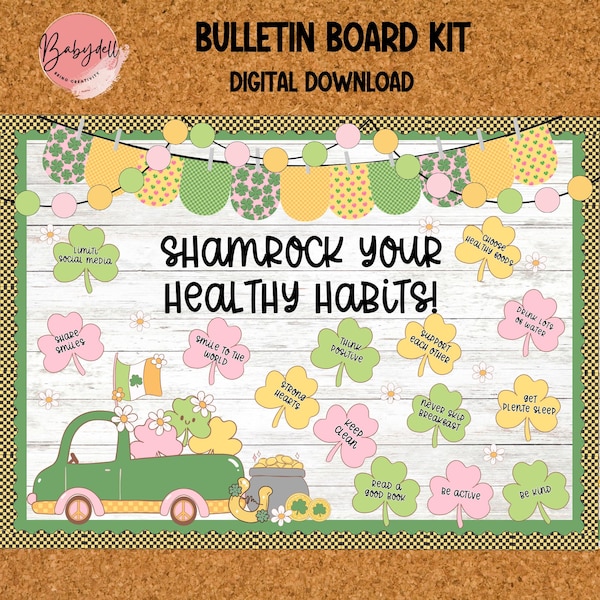 St Patricks Bulletin - Etsy