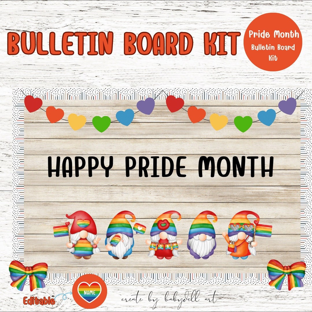 Pride Month Bulletin Board Kit: Classroom Decor - Etsy