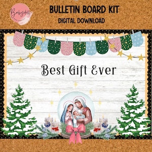 Nativity Scene Bulletin Board Kit: Christian Christmas Decor - Etsy