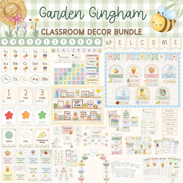 Garden Themed Classroom Decor - Etsy
