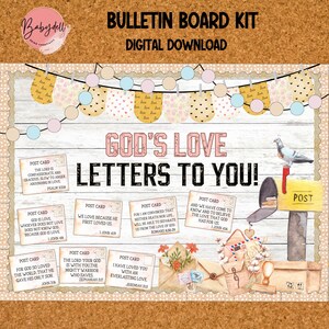 Valentine Bulletin Board | Christian Vintage Classroom Decor | Jesus ...