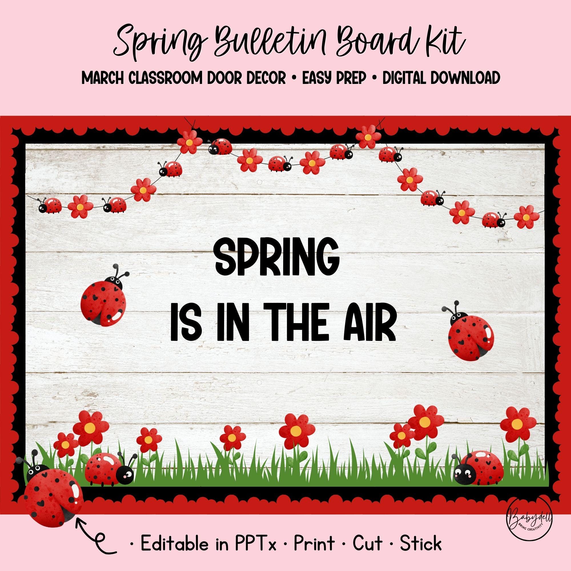 Ladybug Bulletin Board Border