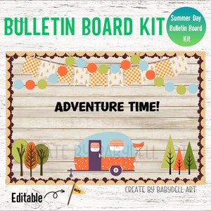 BUNDLE SUMMER Bulletin Board Door Decor Kit - Etsy