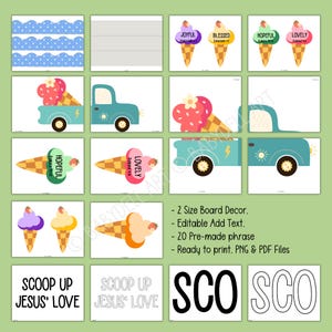 Christian Bulletin Board Kit: Summer Bible Theme (printable) - Etsy