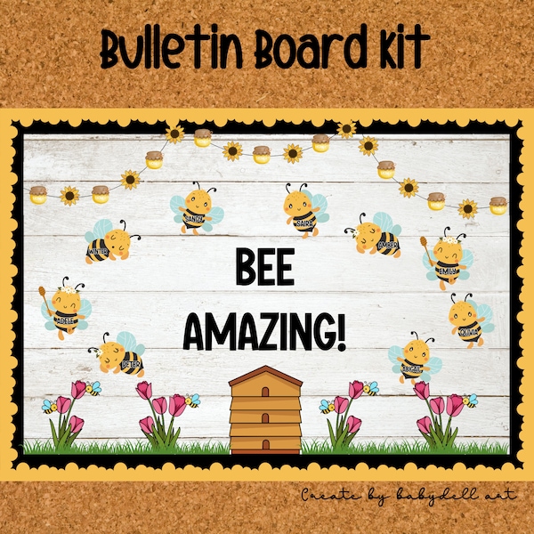 Bee Bulletin Board - Etsy