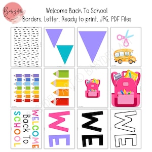Welcome Back to School Digital Bulletin Board Kit - Teacher Decor ...