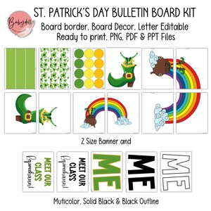 Leprechaun Bulletin Board Kit | St. Patrick's Day Classroom Decor | Fun ...
