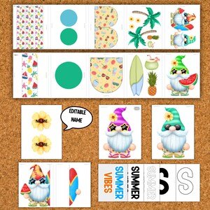 Summer VIBES Bulletin Board Classroom Display Door Decor Kit Summer ...