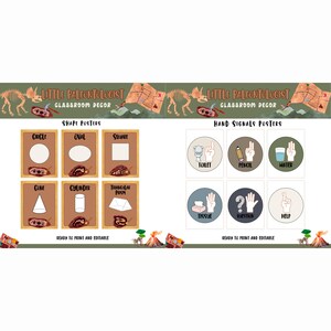 Dinosaur Classroom Decor Set: Boho Paleontologist Theme - Etsy