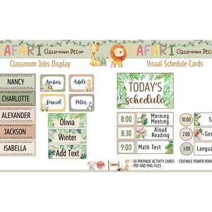 Safari Classroom Decor Bundle: Neutral Animal Prints, Boho Theme ...