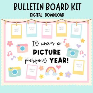 End of Year Bulletin Board & Door Decor | Class Photo Display ...