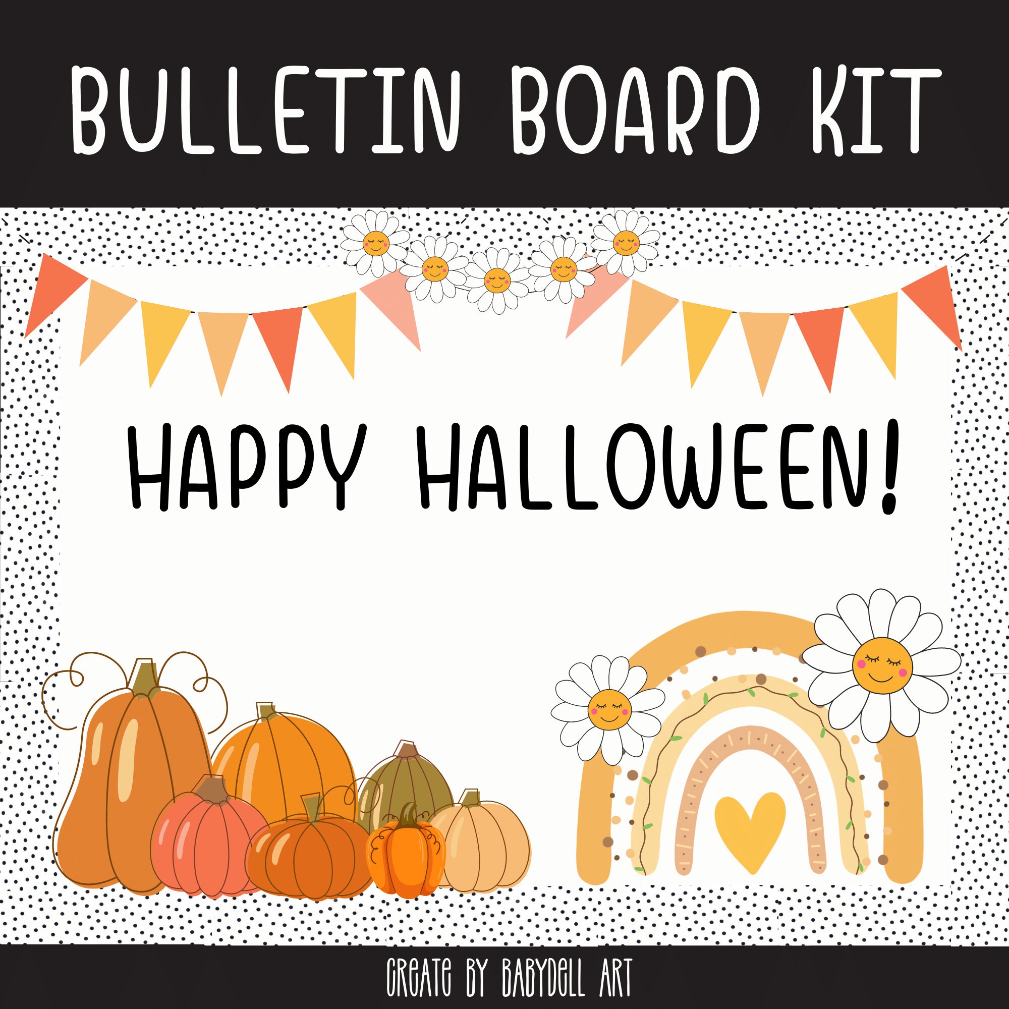 Halloween Bulletin Board Fall Bulletin Board or Classroom - Etsy