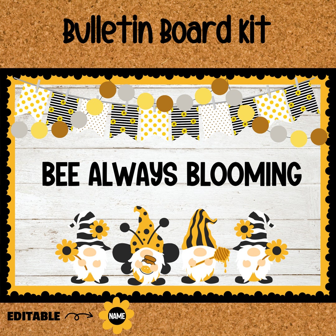 SPRING Bulletin Board Spring Classroom Bulletin Board Kit Classroom ...