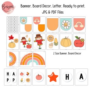 Groovy Fall Bulletin Board Kit Friendship Bracelet-themed Autumn ...