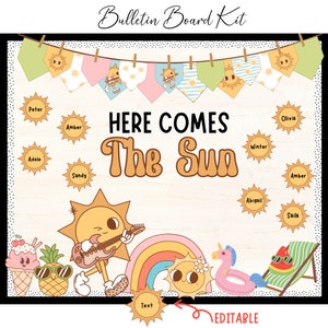 Ready for a Bright Summer Bulletin Board Kit April May Bulletin Board ...