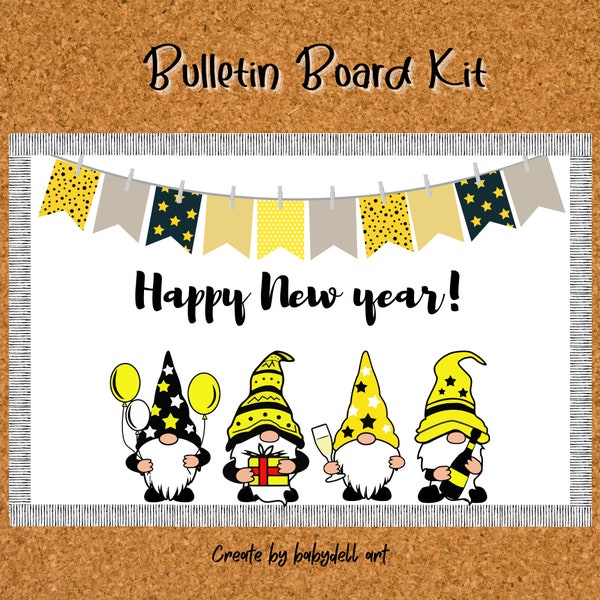 New Year Bulletin Boards - Etsy