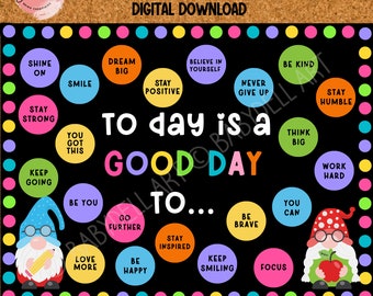 Bulletin Board Kit: Today is a Good Day To... - Etsy