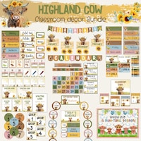 Editable Highland Cow Classroom Wall Art Display | “holy Cow We’re a ...