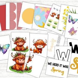 Highland Cow Spring Bulletin Board Kit | Reading-themed Classroom Decor ...
