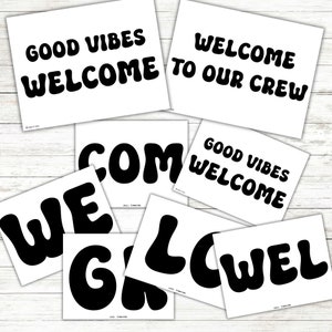 Groovy Welcome Back to School Bulletin Board Kit August Retro Classroom ...