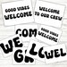 Groovy Welcome Back to School Bulletin Board Kit August Retro Classroom ...