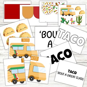 Taco Bulletin Board Kit | Cinco De Mayo Classroom Decor (editable) - Etsy
