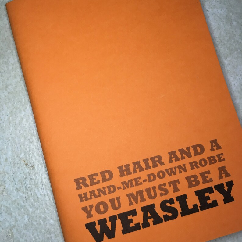 Mini Notebook // Weasley | Etsy