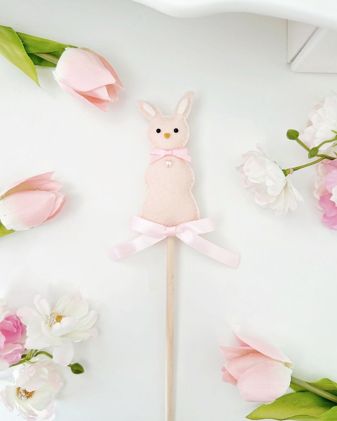 Easter Bunny Rabbit Wand/ Easter Wand/ Fairy Wand/ Felt Rabbit Plush - Etsy