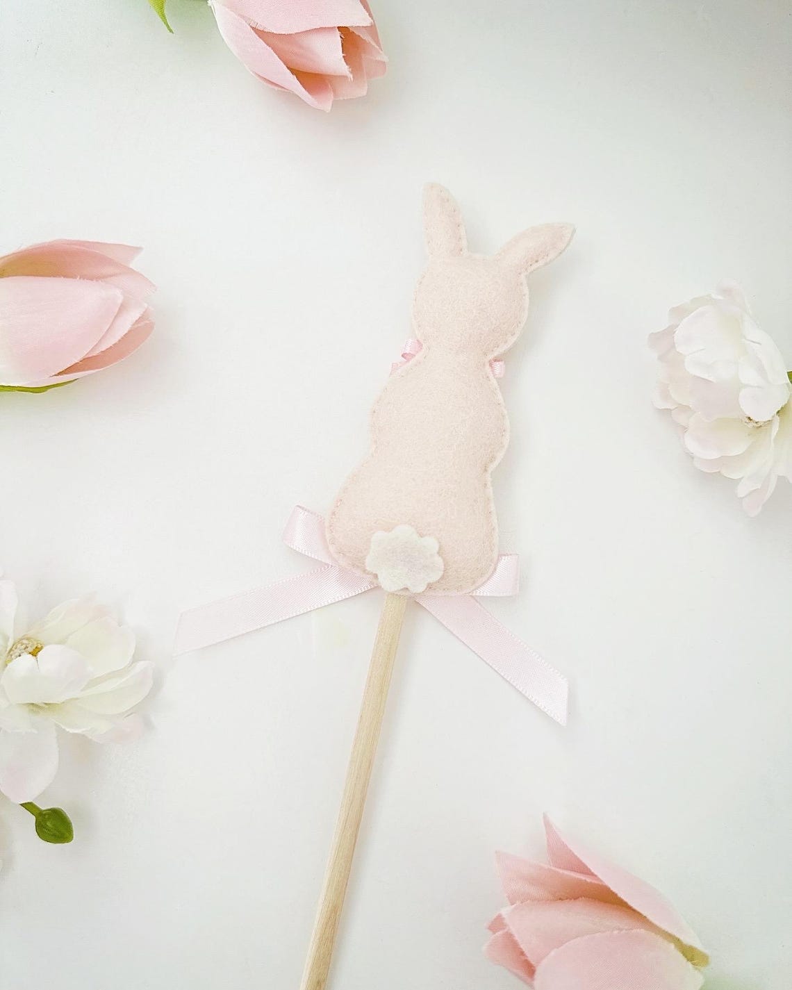 Easter Bunny Rabbit Wand/ Easter Wand/ Fairy Wand/ Felt Rabbit Plush - Etsy
