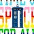17 Doctors With TARDIS and Gallifreyan Symbol [8-bit Pixel Art Style ...