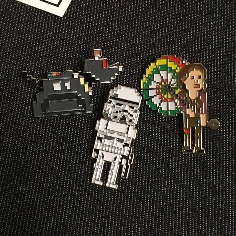 Pixel Art Pins - Etsy