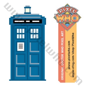 Doctor Who Vinyl Sticker [8-bit Pixel Art Style] - Etsy UK
