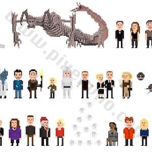 10th Doctor Who Poster - Open Edition Version [8-bit Pixel Art Style ...