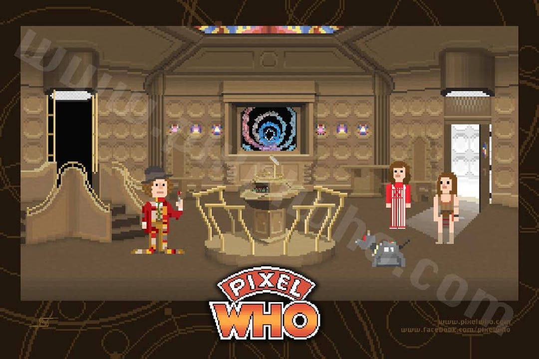 Pixel 8 Bit 4th Doctor Console Room Print - Etsy