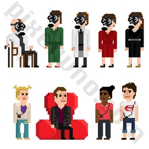9th Doctor Who Poster - Limited Edition [8-bit Pixel Art Style] - Etsy