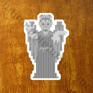 Doctor Who Vinyl Sticker [8-bit Pixel Art Style] - Etsy UK