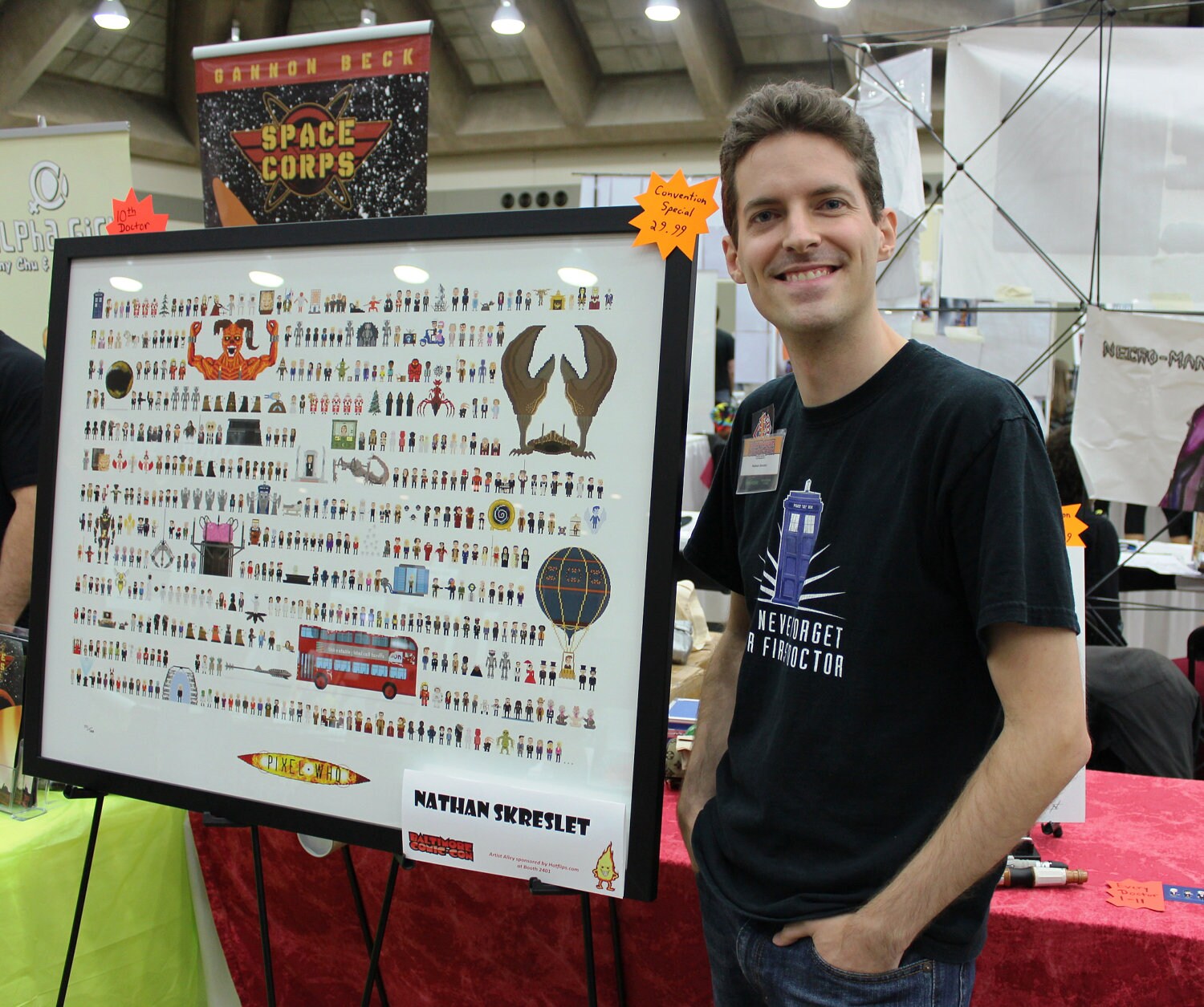 Pixel 8 Bit 10th Doctor Who Poster Open Edition Version - Etsy