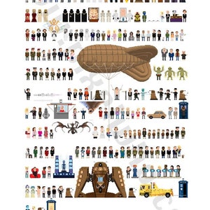9th Doctor Who Poster - Limited Edition [8-bit Pixel Art Style] - Etsy