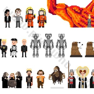 10th Doctor Who Poster - Open Edition Version [8-bit Pixel Art Style ...