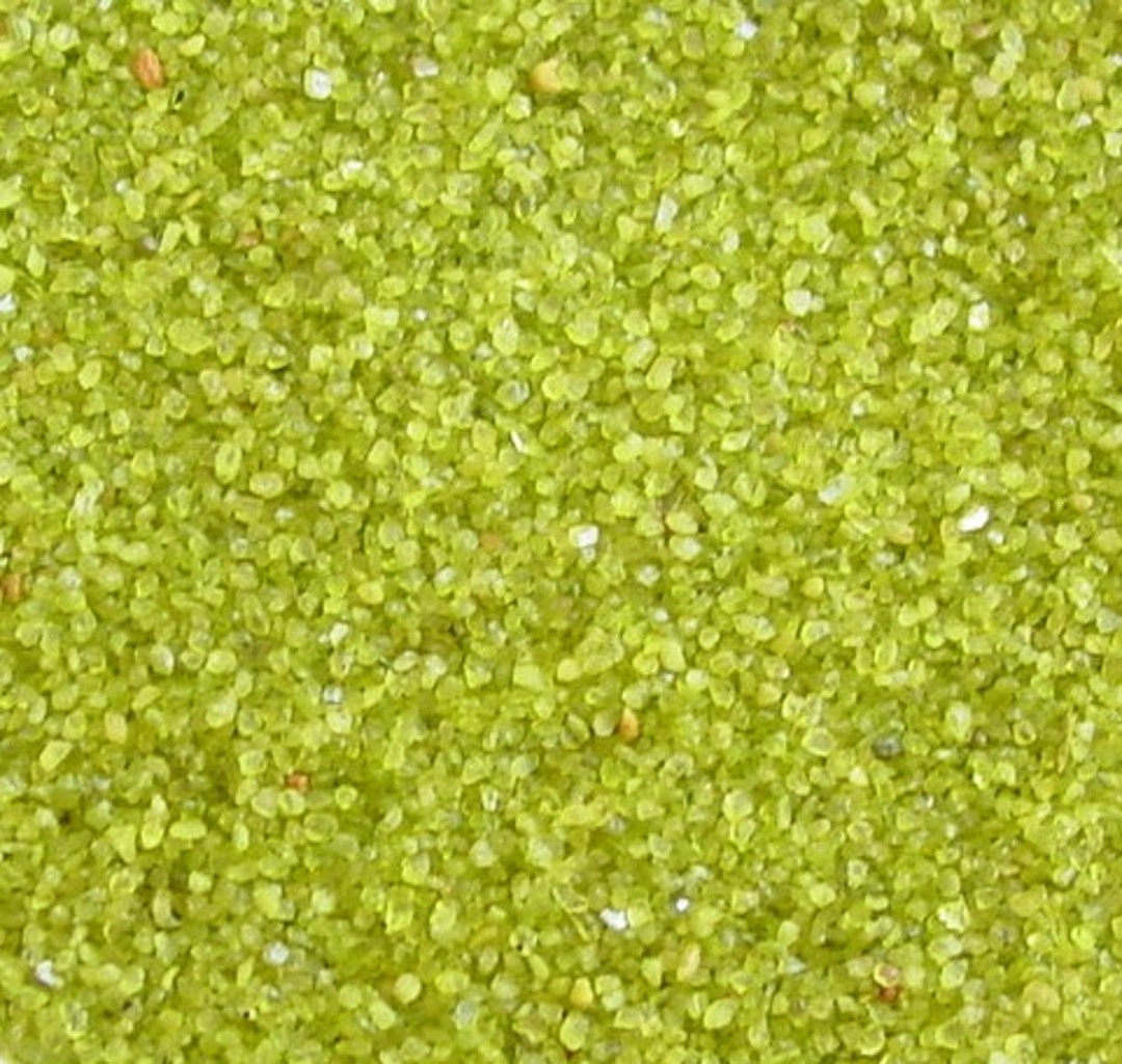 Crescent Green Colored Sand ~ 12oz (1 Cup Vol.) Crescent Green Unity ...