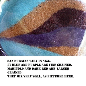 Colored Sand ~ Various Sizes Available ~ 150+ Colors Available for ...