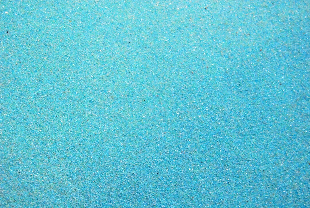 Pool Blue Colored Sand ~ 12oz (1 Cup Vol.) Pool Blue Unity Sand ~ Pool ...