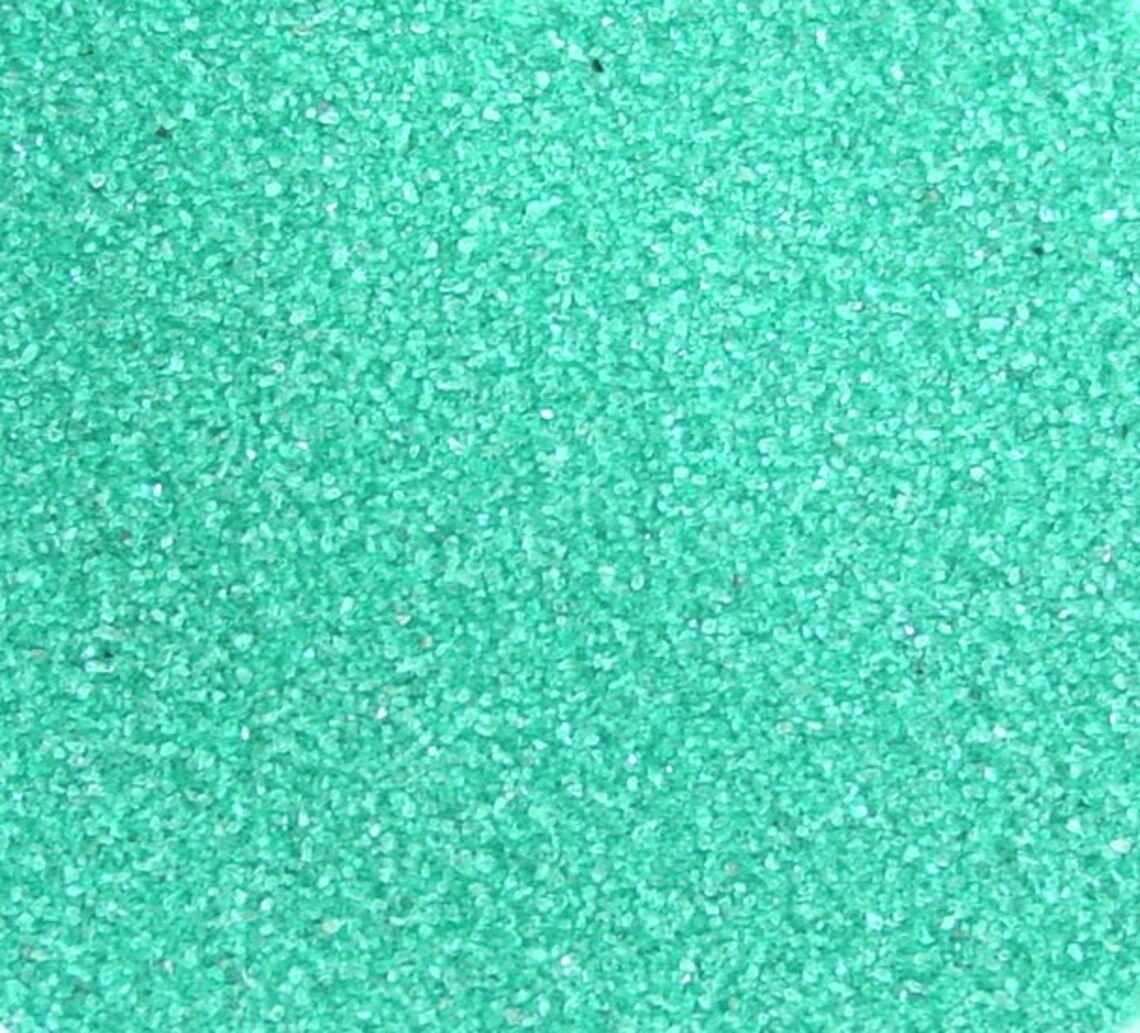 Green Colored Sand ~ 12oz (1 Cup Vol.) Green Unity Sand ~ Green Wedding ...