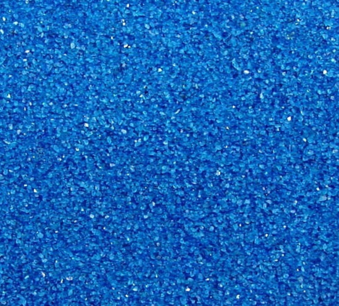 Blue Colored Sand ~ 12oz (1 Cup Vol.) Blue Unity Sand ~ Blue Wedding ...