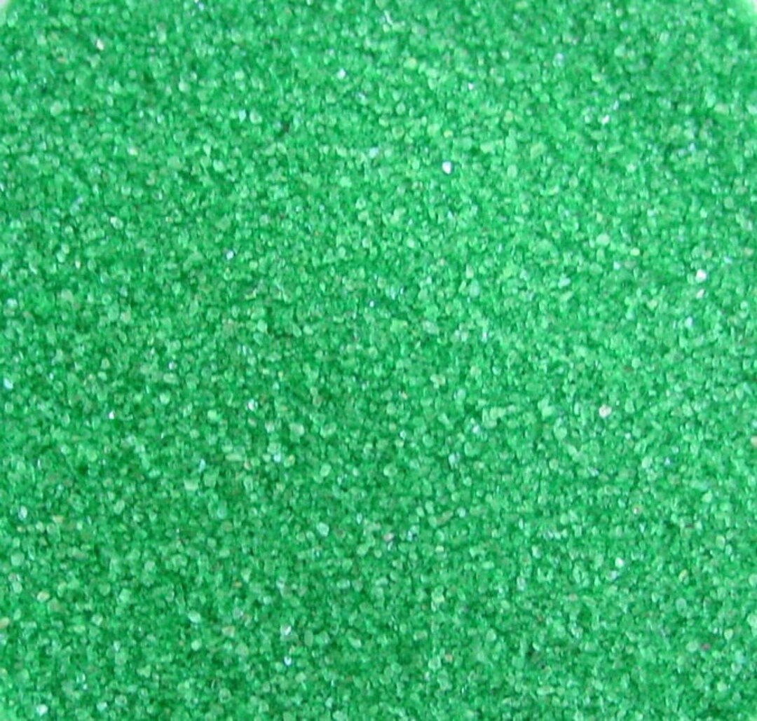Emerald Green Colored Sand ~ 12oz (1 Cup Vol.) Emerald Green Unity Sand ...